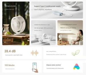 Xiaomi Mijia DC inverter desktop circulation fan unveiled - XiaomiTime